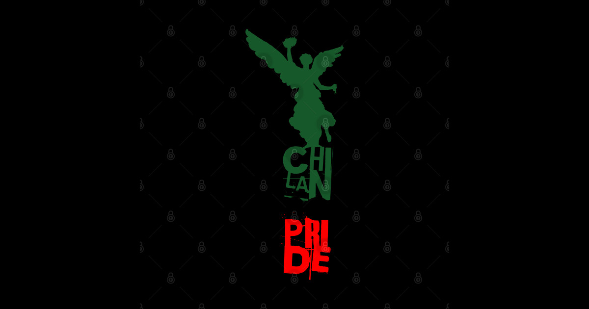 Chilango Pride Logo Mexican Flag Version - Mexico City - Posters and ...