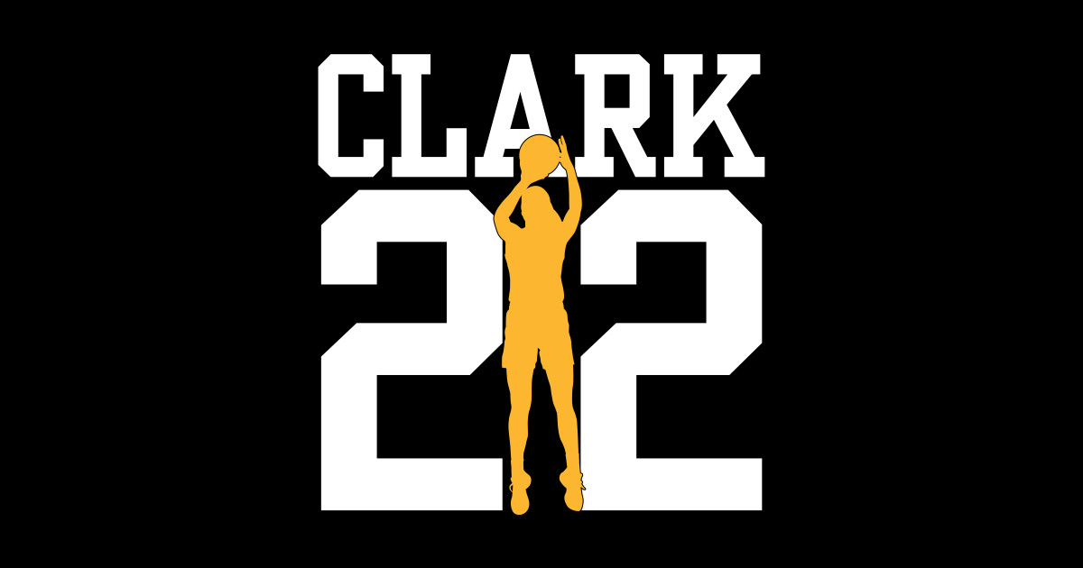 Caitlin Clark Number 22 - Caitlin Clark - Sticker | TeePublic