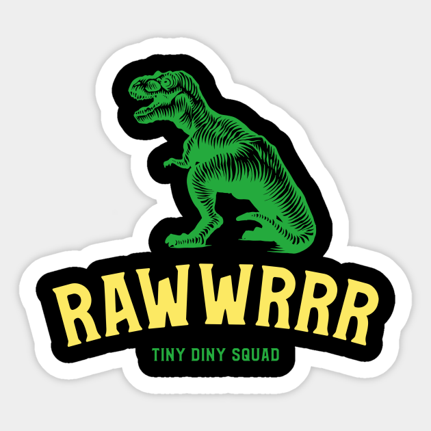 Tiny Diny Squad - Tik Toker - Sticker | TeePublic