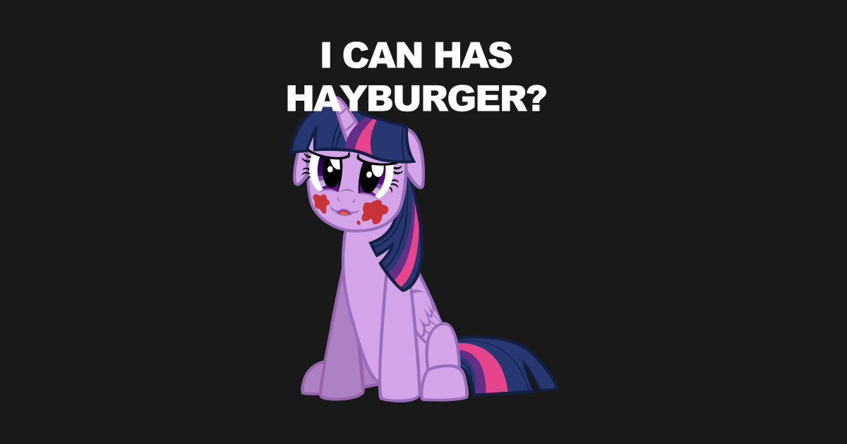 I Can Has Hayburger? (Princess Twilight) - My Little Pony - T-Shirt ...