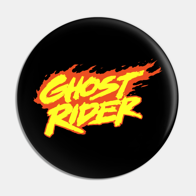 Ghost Rider logo - Ghost Rider - Pin | TeePublic