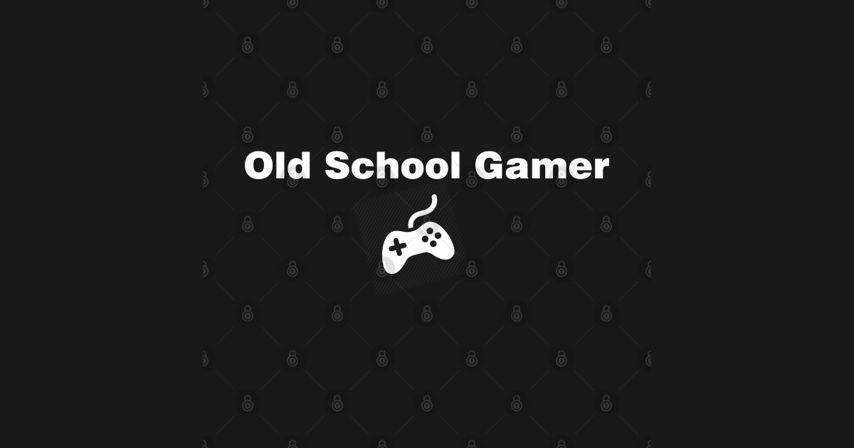 Old School Gamer - Gaming - T-Shirt | TeePublic