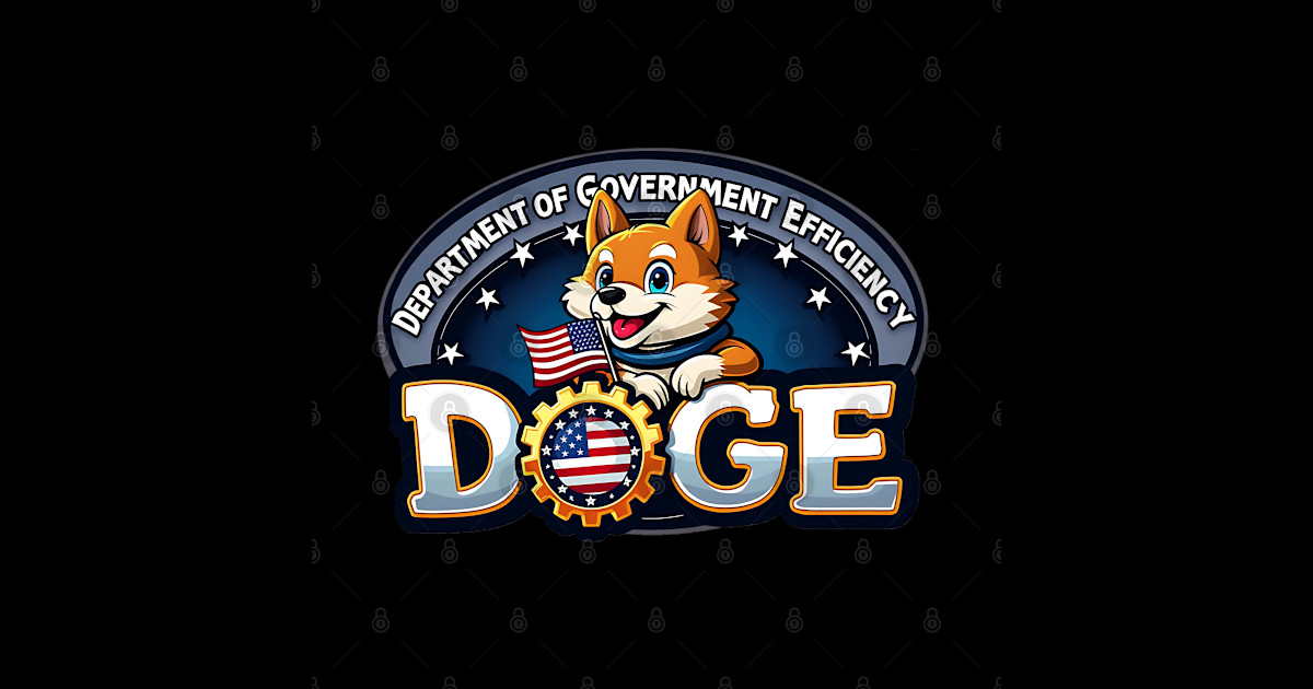 DOGE-Department-Of-Government-Efficiency - Doge Department - Sticker ...