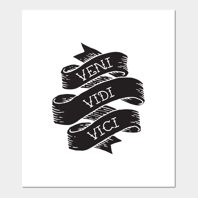 Veni, Vidi, Vici - Veni Vidi Vici - Posters and Art Prints | TeePublic