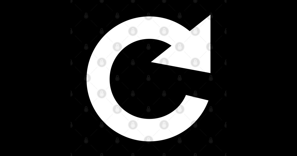 Refresh - White - Refresh - Sticker | TeePublic