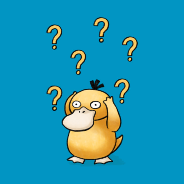Pysduck confused - Psyduck - T-Shirt | TeePublic