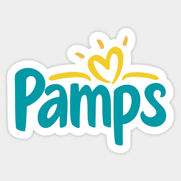 Pamps logo - Abdl - Sticker | TeePublic