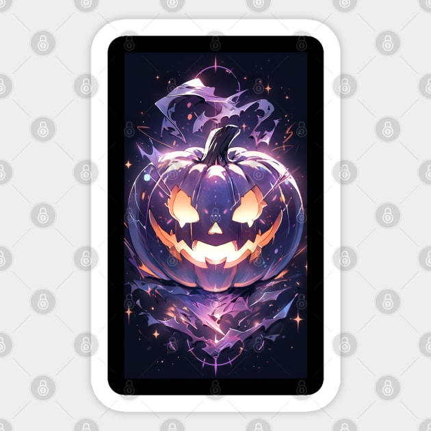 Gemstone Jack-o-lantern - Jack O Lantern - Sticker | TeePublic