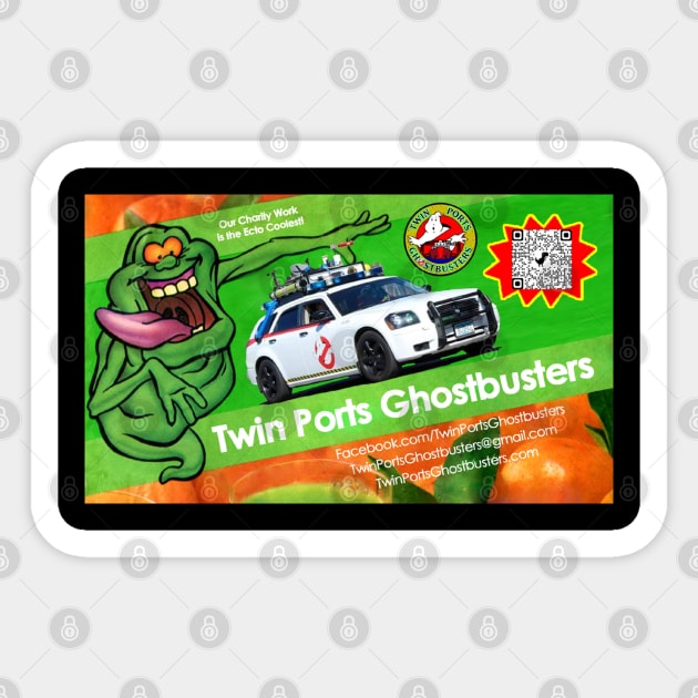 Twin Ports Ghostbusters Business Card - Ghostbusters - Sticker | TeePublic