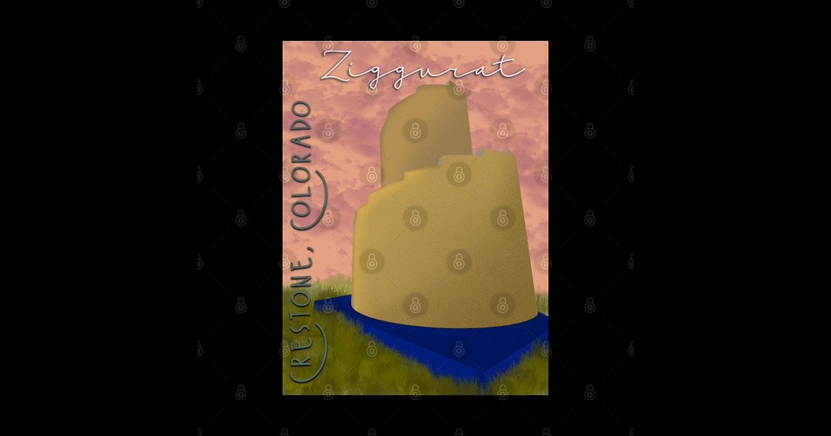 Ziggurat Crestone Colorado - Colorado - Posters and Art Prints | TeePublic