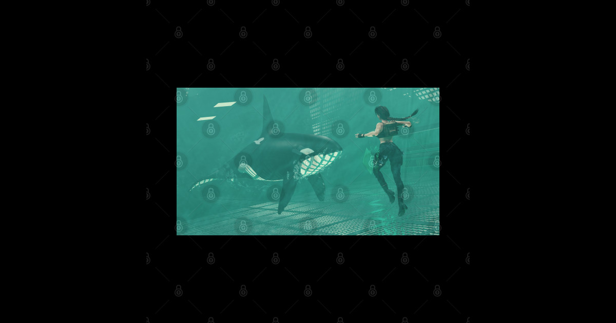 Tomb Raider 3 - orcas - Tombraider - Sticker | TeePublic