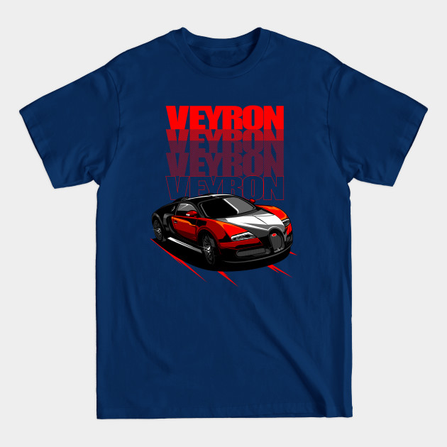 Bugatti Veyron Red - Automotive Apparel - T-Shirt sold by DanieWhite ...