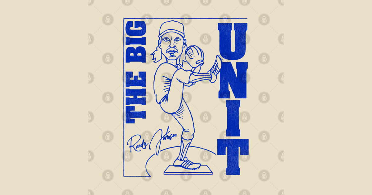 The Big Unit Randy Johnson - Randy Johnson - T-Shirt | TeePublic