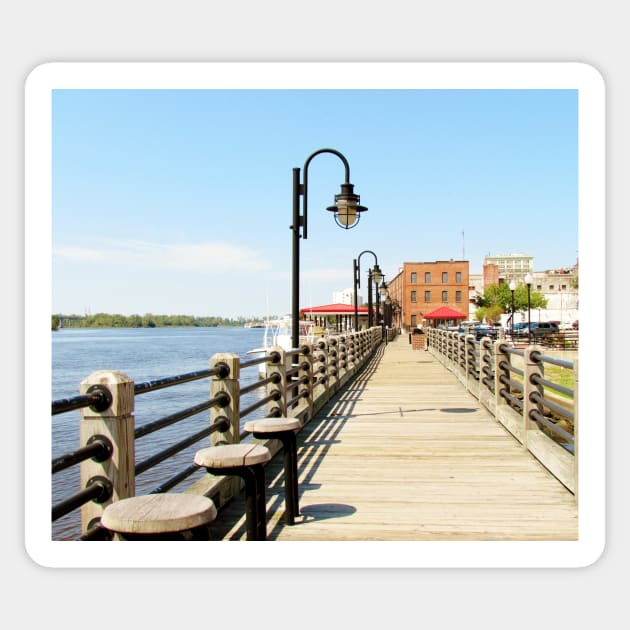 Riverfront In Wilmington - Wilmington - Sticker | TeePublic