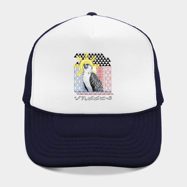 Philippine Eagle / Baybayin word Pagkakaisa (Unity) - Philippines Flag Proud Filipino - Hat ...