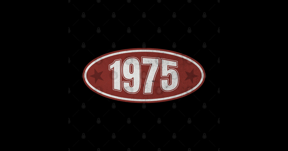 1975 - 1975 - Sticker | TeePublic
