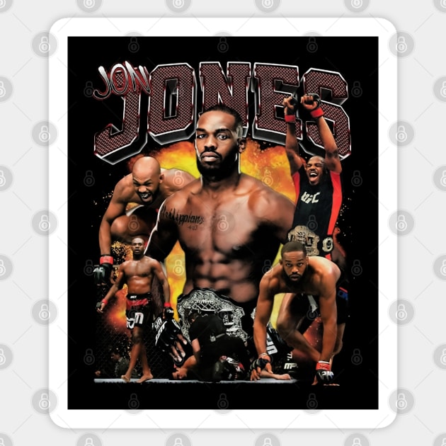 Jon Jones Legacy - Jon Jones - Sticker | TeePublic