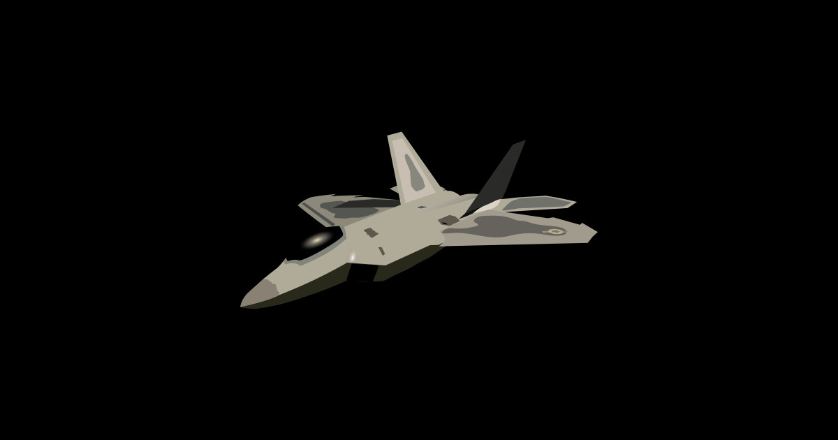 F22 Raptor Jet Fighter - F22 - Sticker | TeePublic