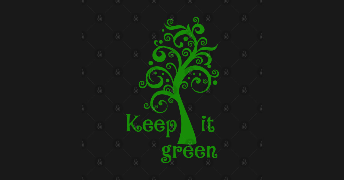 Keep it Green - Recycling - Long Sleeve T-Shirt | TeePublic