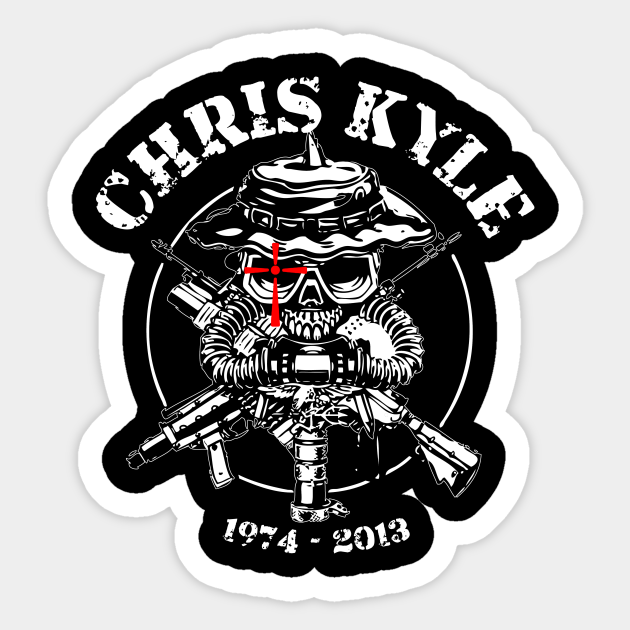 Sniper chris kyle - Army - Sticker | TeePublic