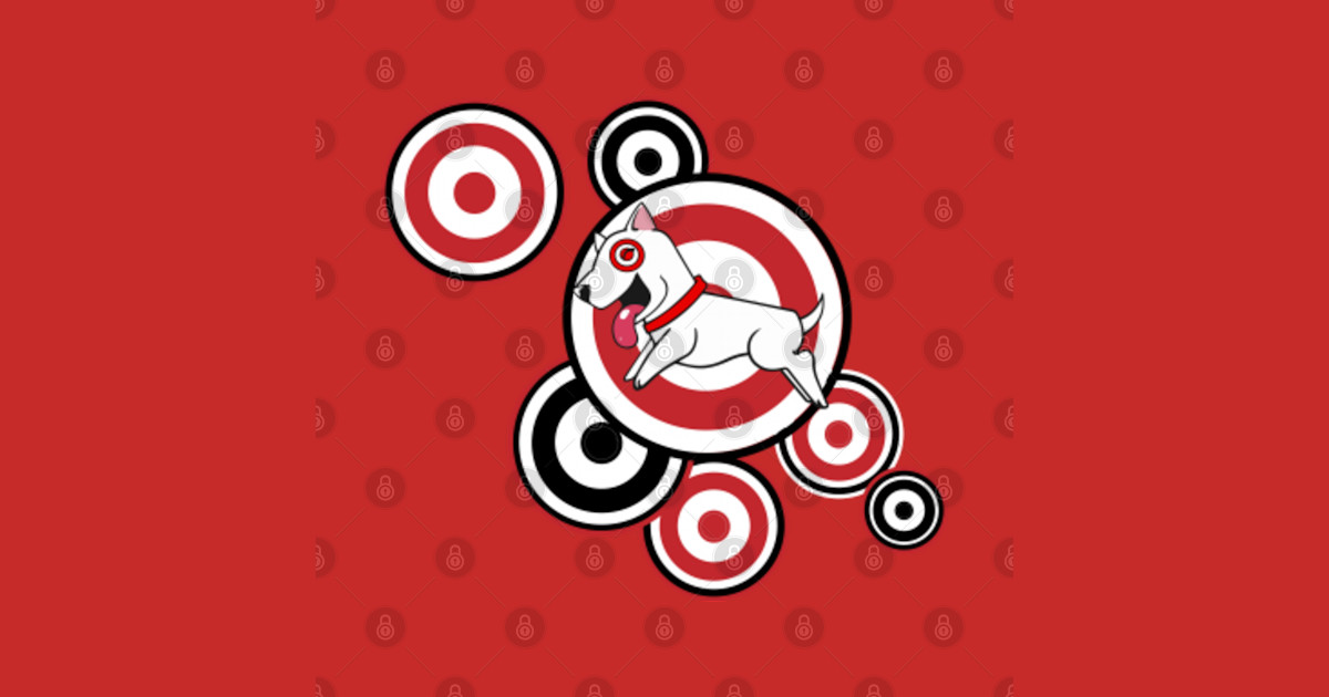 Cute Bullseye Dog Team Member - Target Team Member - T-Shirt | TeePublic