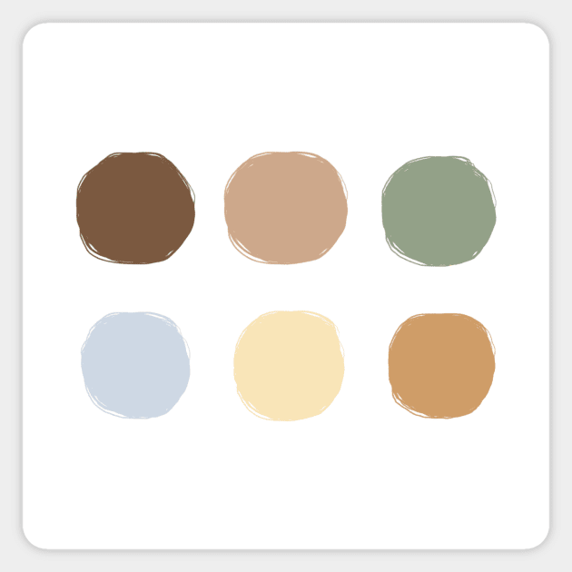 color palette 1 - Color Palette - Sticker | TeePublic
