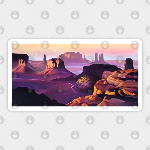 Ghosts of Monument Valley - Monument Valley - Sticker | TeePublic