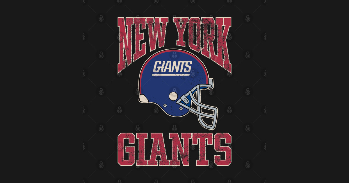 New York Giants Football Retro - New York Giants Football - T-Shirt ...
