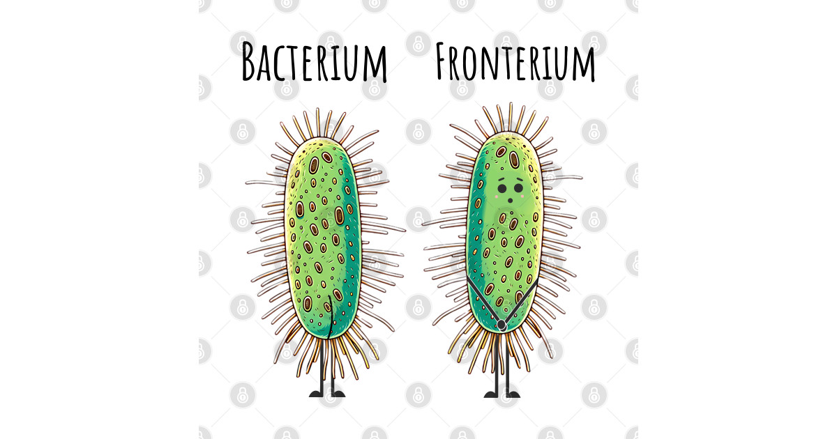 Bacterium and Fronterium silly paramecium bacteria pun meme - Bacteria ...