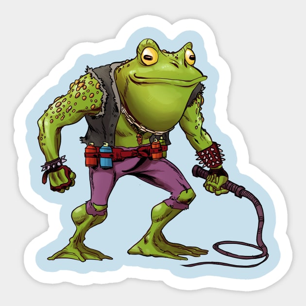 TMNT Punk Frog - Teenage Mutant Ninja Turtes - Sticker | TeePublic