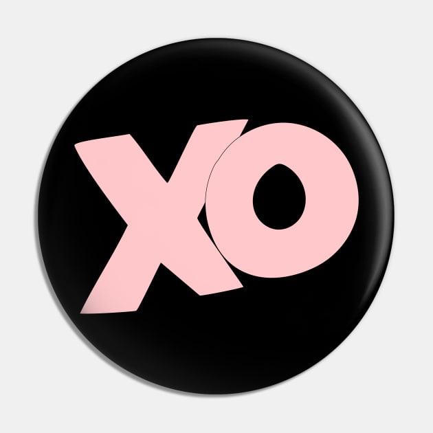 XO hugs and kisses cartoon text art in lite pink - Xo Love Text - Pin ...