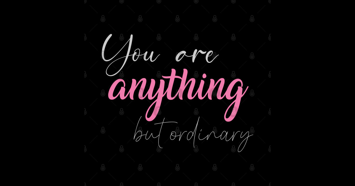 motivation - Ordinary - Sticker | TeePublic