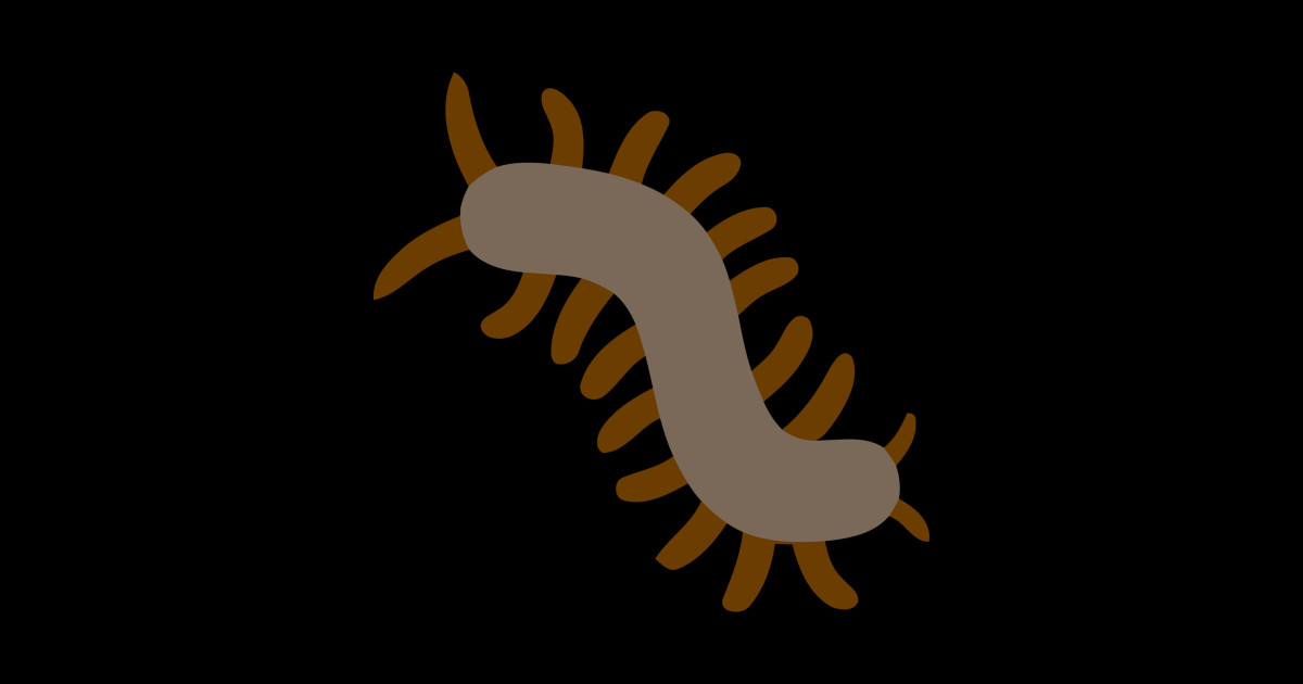 Earthworm Centipede Emoticon - Earthworm - Sticker | TeePublic