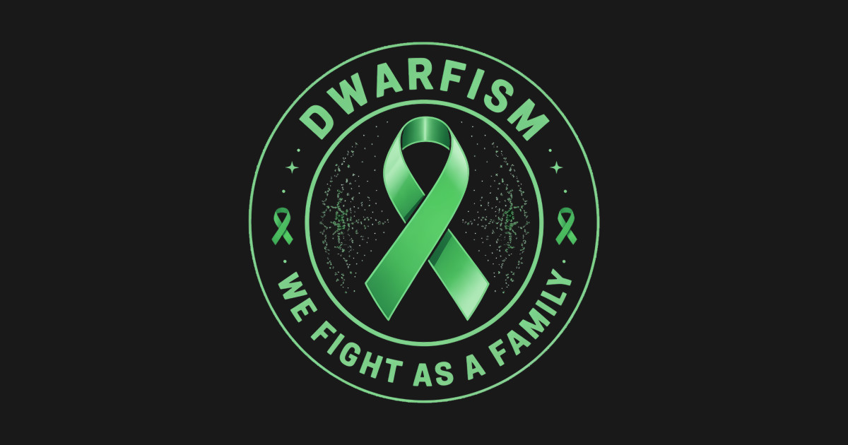 Dwarfism Ribbon Awareness Family Support - Dwarfism Ribbon - T-Shirt ...