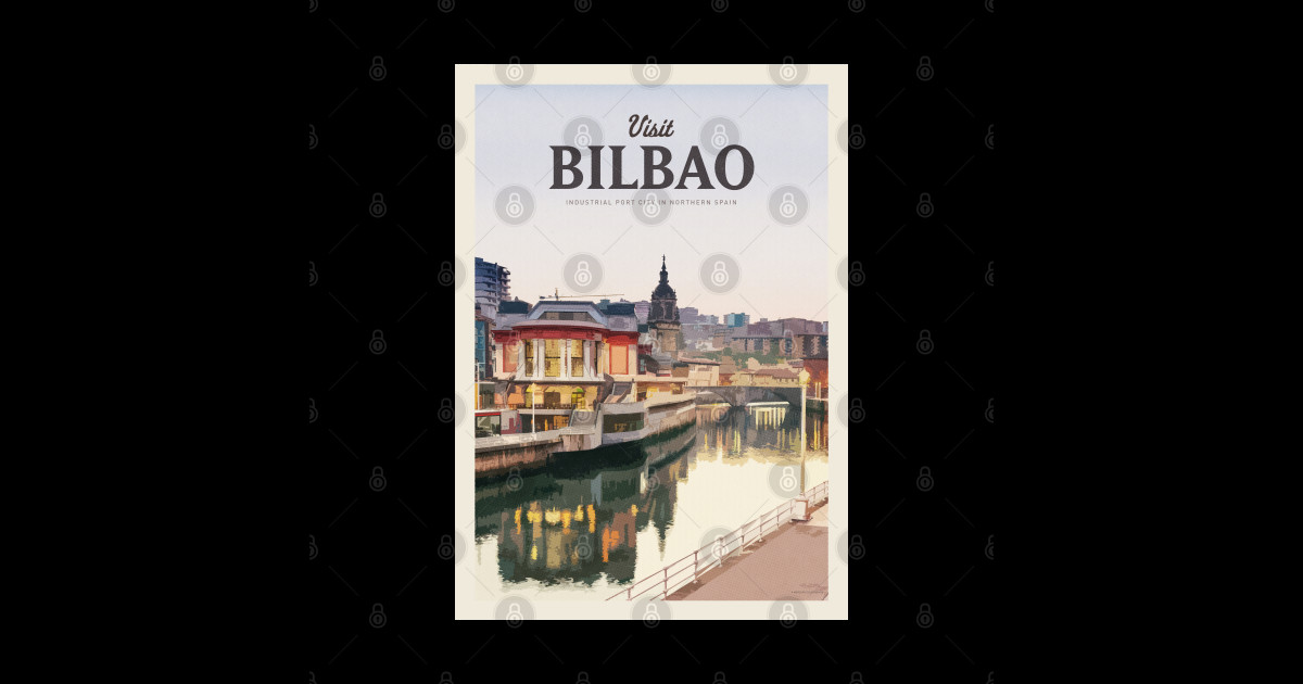Visit Bilbao - Bilbao - Sticker | TeePublic