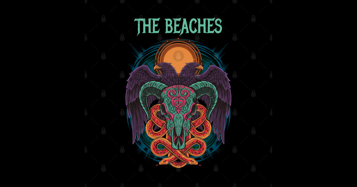 THE BEACHES BAND FAN ART - The Beaches Band Fan Art - Sticker | TeePublic