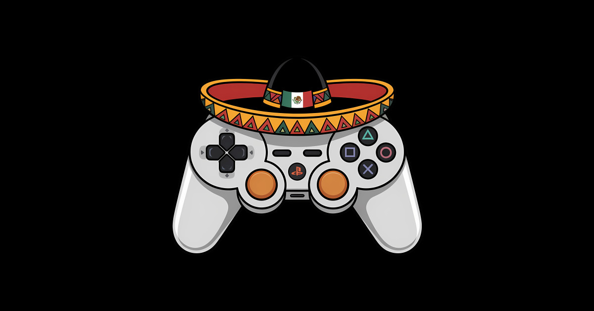Video Game Controller Mexican Gamer Cinco de Mayo - Cinco De Mayo ...