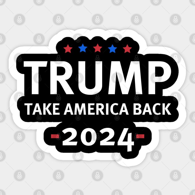 Trump 2024 - Trump 2024 - Sticker | TeePublic
