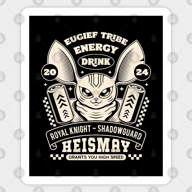 Eugief Tribe Energy Drink - Metaphor Refantazio - Sticker | TeePublic