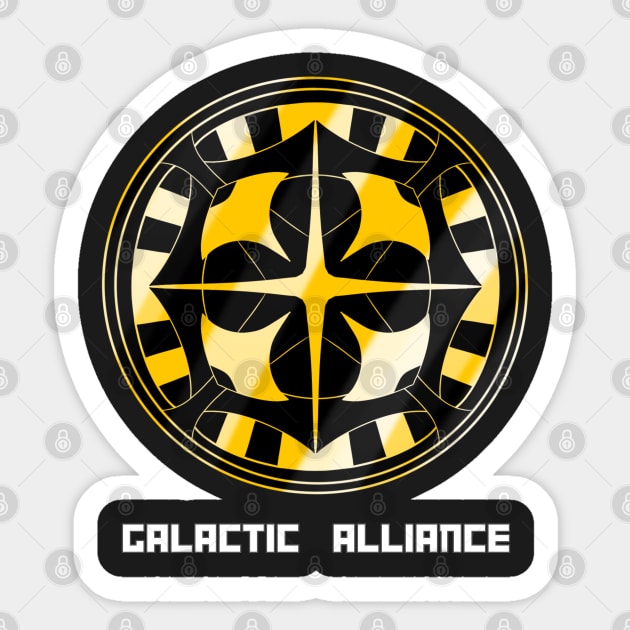 Galactic Alliance Medallion- Coexistence Comic - Sci Fi - Sticker ...