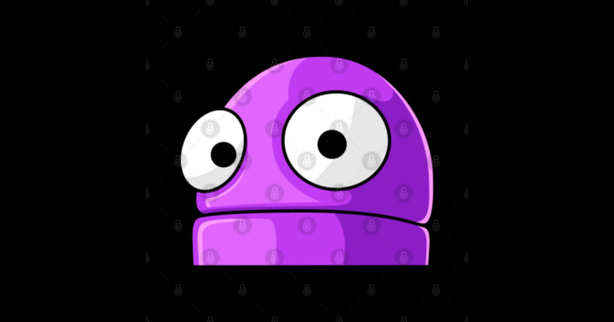 REPO Side Eyes Meme Purple Character - Repo - Posters and Art Prints ...