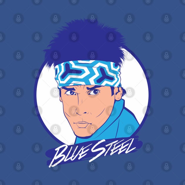 Derek Zoolander Blue Steel - Zoolander - T-Shirt | TeePublic