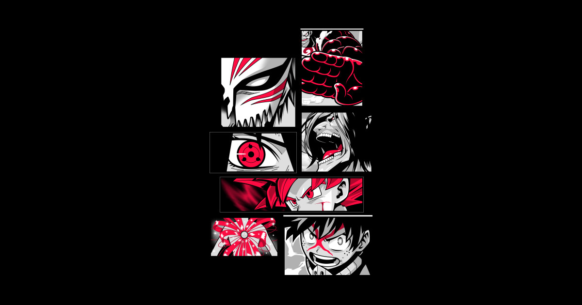 Red Full Power - Manga - Sticker | TeePublic