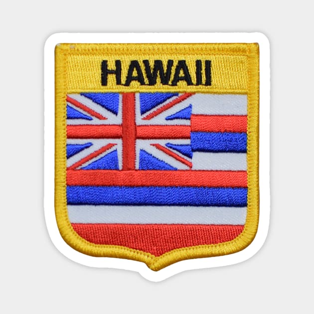 Hawaii State Flag Crest Patch - Hawaii State Flag Crest Patch - Magnet ...