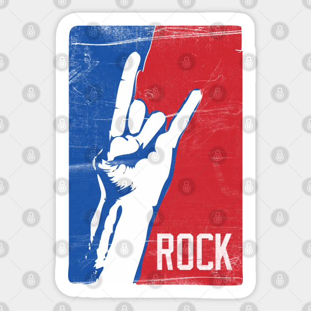 rock hand sign - Rock Sign - Sticker | TeePublic