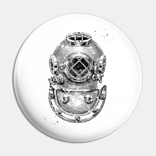 Deep Dive Diving Helmet Pins and Buttons for Sale | TeePublic