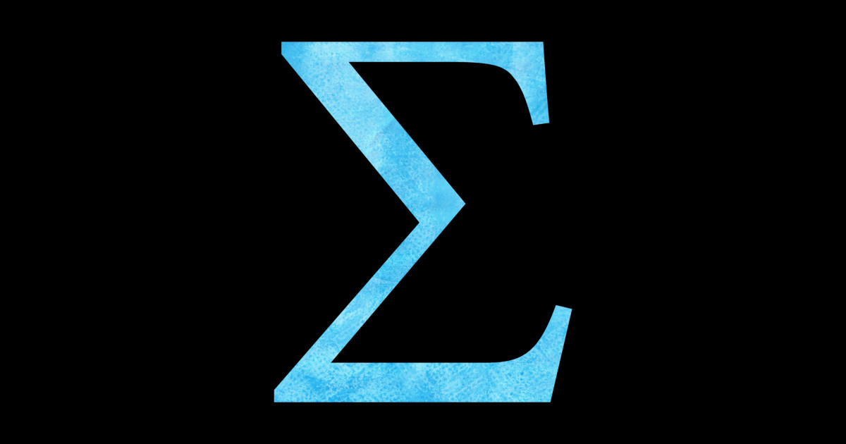 Blue Sigma - Sigma - Sticker | TeePublic