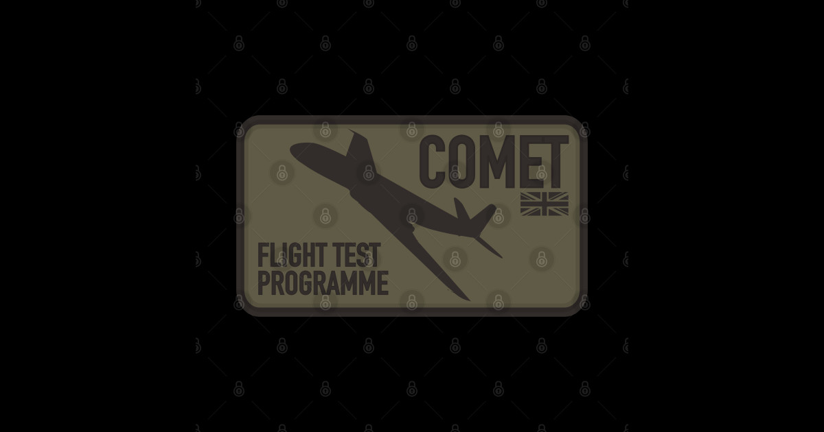 de Havilland Comet Patch - British Jet Airliner - Sticker | TeePublic
