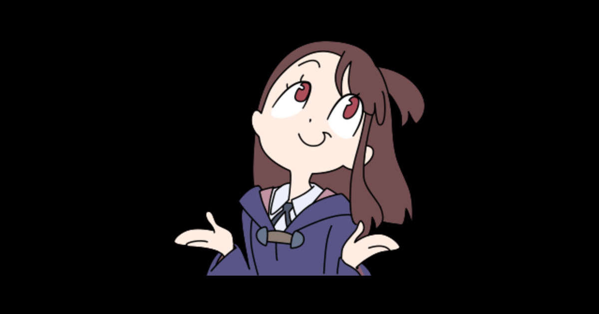 Akko Shrug - Akko - Sticker | TeePublic
