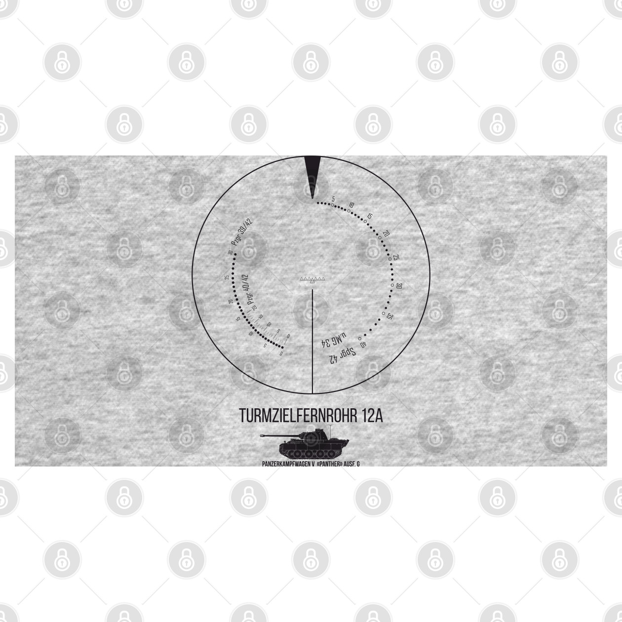 The sight of the German Panther tank - Sight - T-Shirt | TeePublic